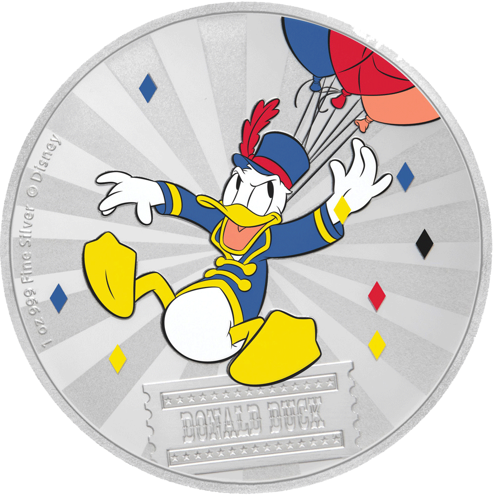 Mickey et compagnie - Donald Duck | Achat Argent en ligne | Achat Or et ...