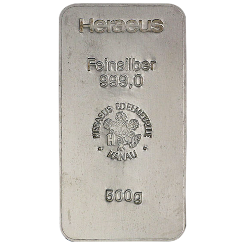 Lingot 500g TVA Incluse | Achat Argent en ligne | Achat Or et Argent